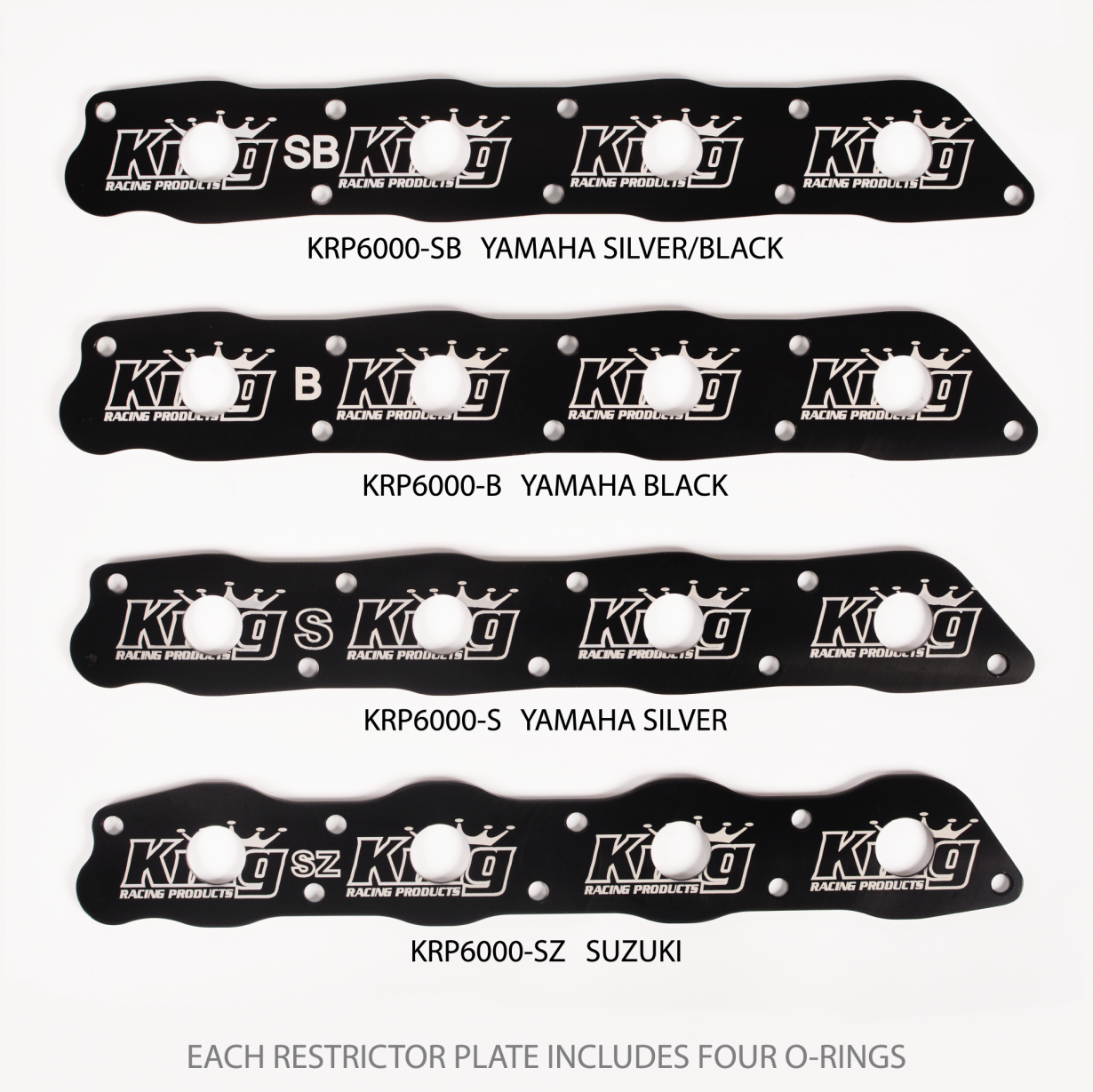King Yamaha Restrictor Plates - Hanning Micro Sprint Parts