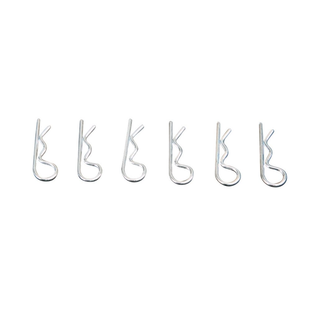 CSI Cockpit Adjust Pin Clips (x6) - Hanning Micro Sprint Parts