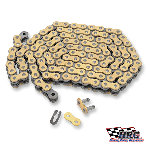 Regina non o-ring chain (130 link Gold) - Hanning Micro Sprint Parts
