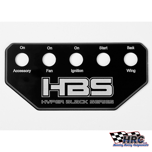 Hyper 5 switch panel (Panel only) - Hanning Micro Sprint Parts